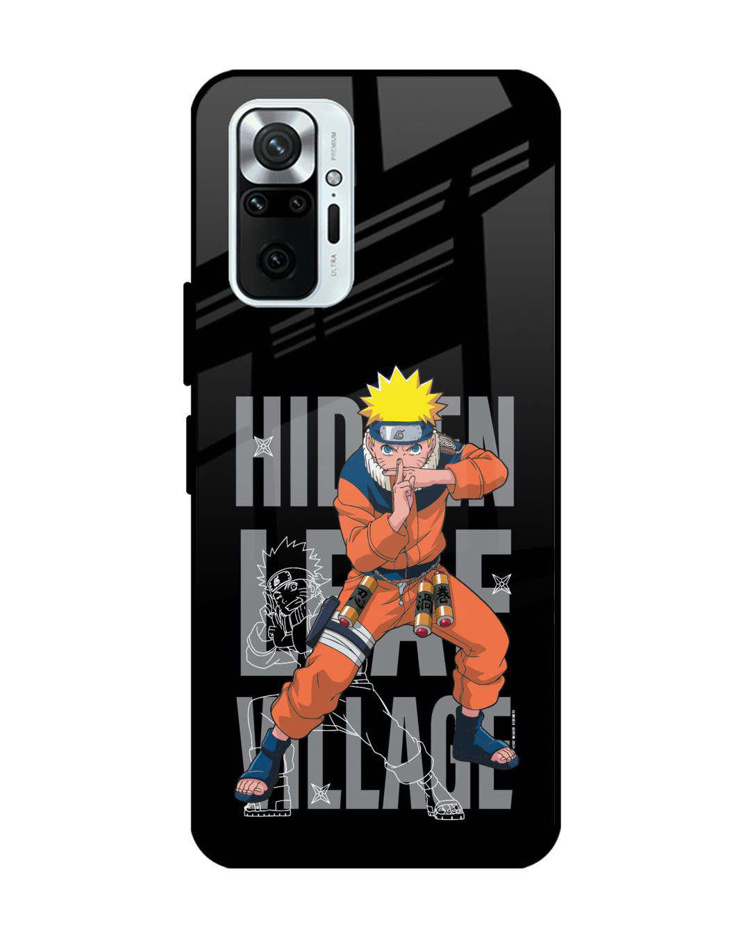 Buy Hidden Leaf Village Premium Glass Cover for Redmi Note 10 Pro Max ...