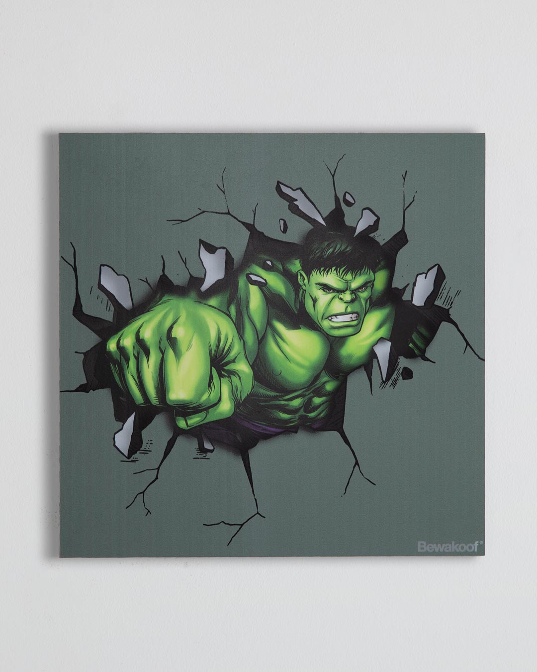 Buy Hulk Smash Designer Wall Frame (Marvel) Online in India at Bewakoof