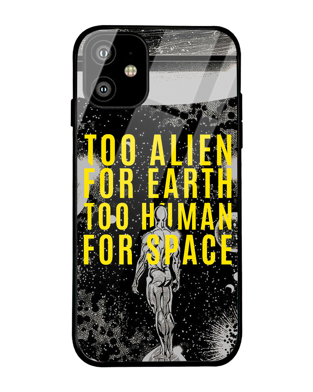 Buy Human or Alien Premium Glass Cover for Apple iPhone 12 Mini Online ...