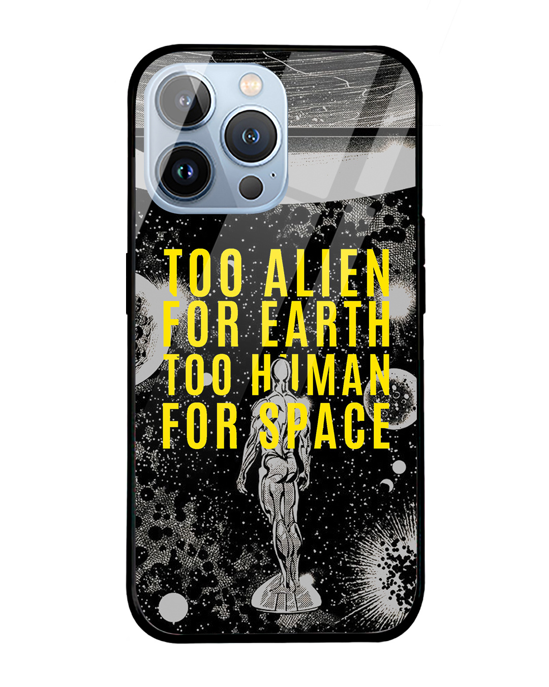 Buy Human or Alien Premium Glass Cover for Apple iPhone 13 Pro Max ...