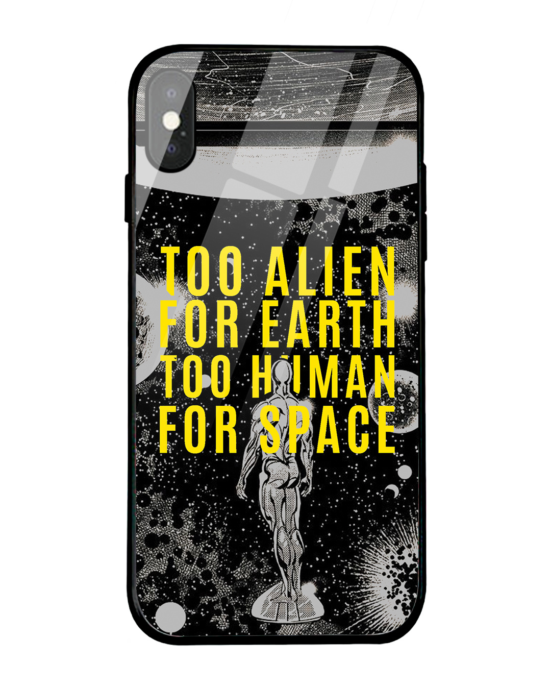 Buy Human or Alien Premium Glass Cover for Apple iPhone X Online in ...