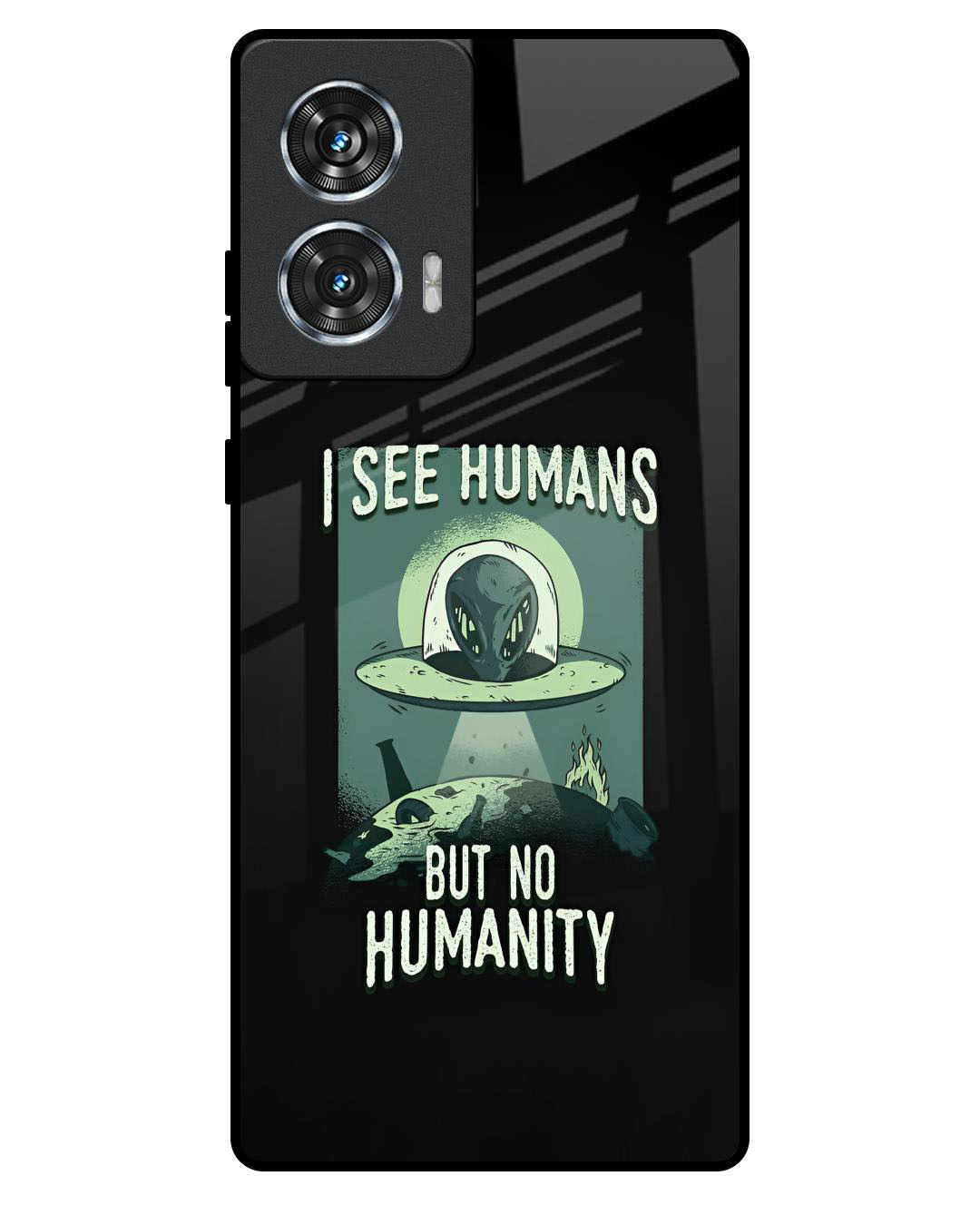 Buy Humanity Dead Premium Glass Case for Motorola Edge 50 Fusion 5G (Shock Proof, Scratch ...