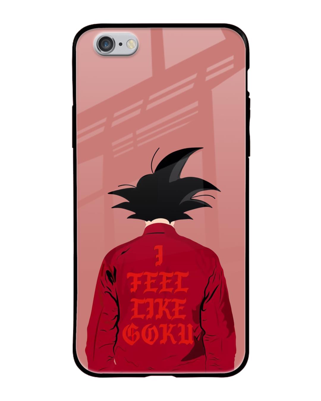 Buy I Feel Like Goku Premium Glass Case for iPhone 6s (Shock Proof ...