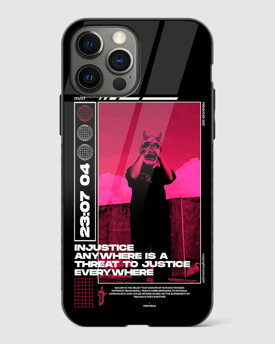 Buy Injustice Premium Glass Case for Apple iPhone 15 Pro Online in ...