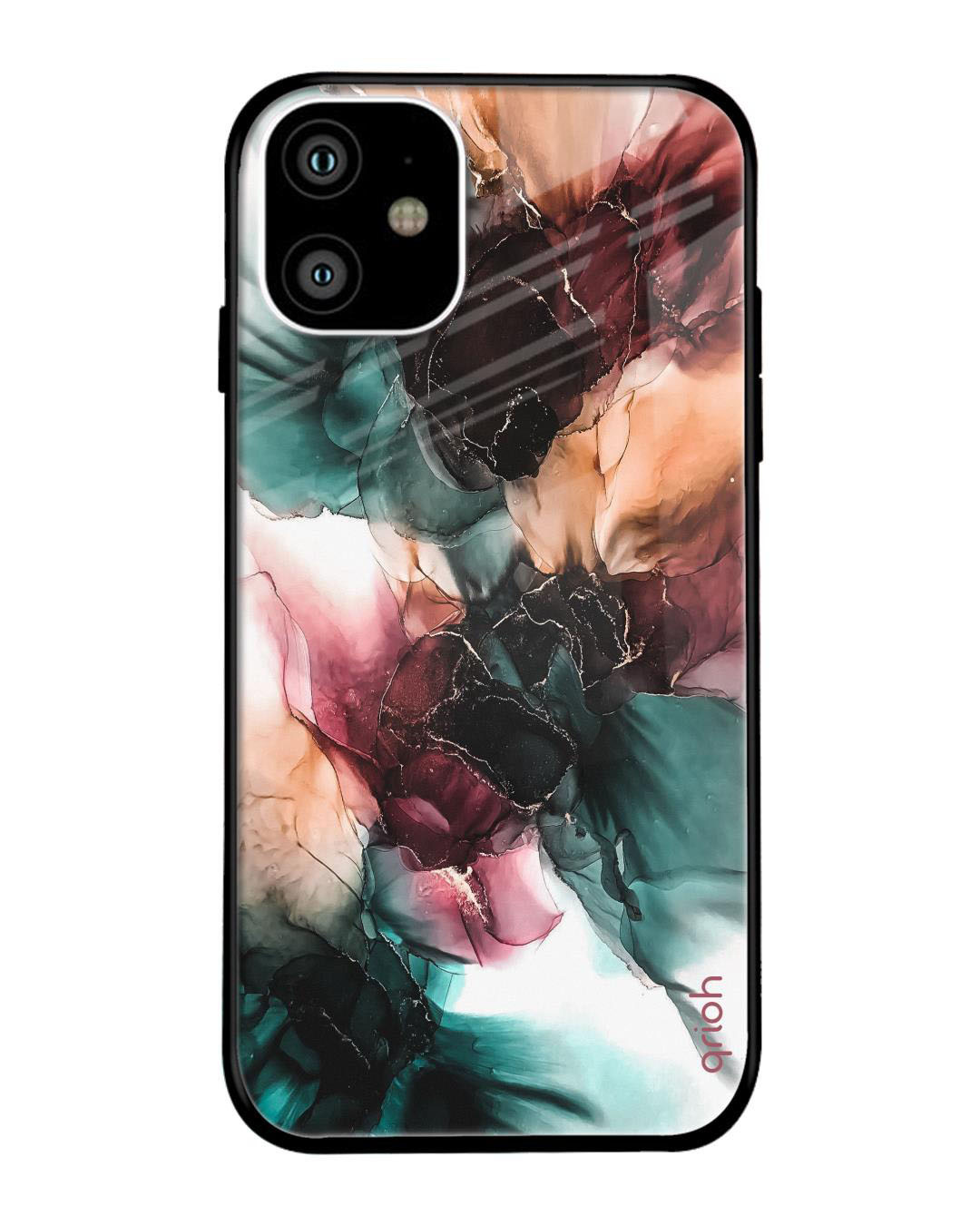 Buy Ink Art Premium Glass Case for Apple iPhone 11 (Shock Proof ...