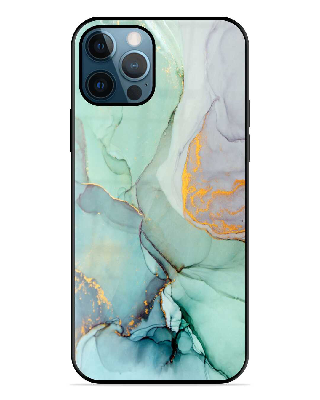 Buy Ink Paint Abstract Premium Prined Glass Covers for Apple Iphone 12 ...