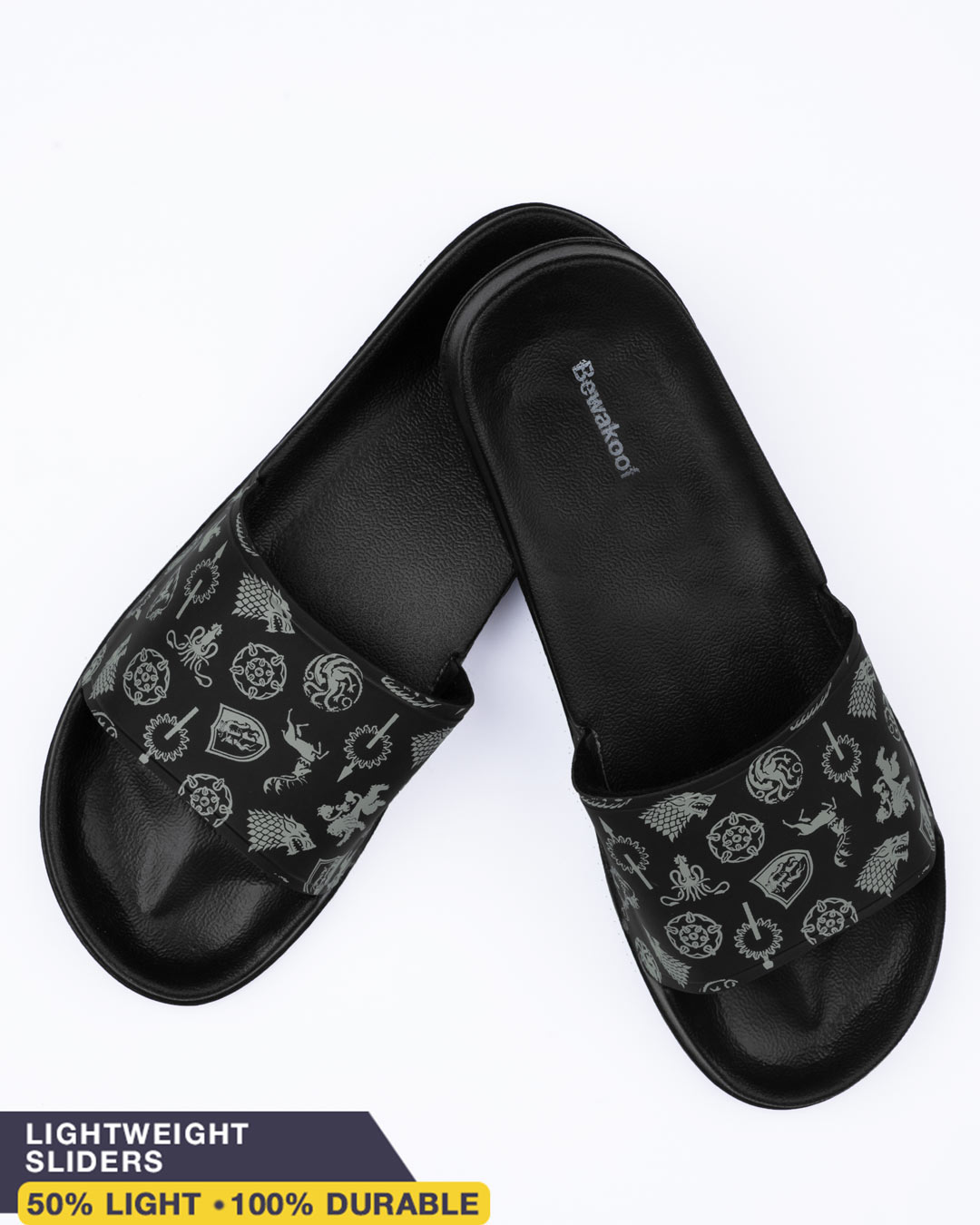 Buy Iron Throne Lightweight Women's Sliders (GTL) Online in India at ...