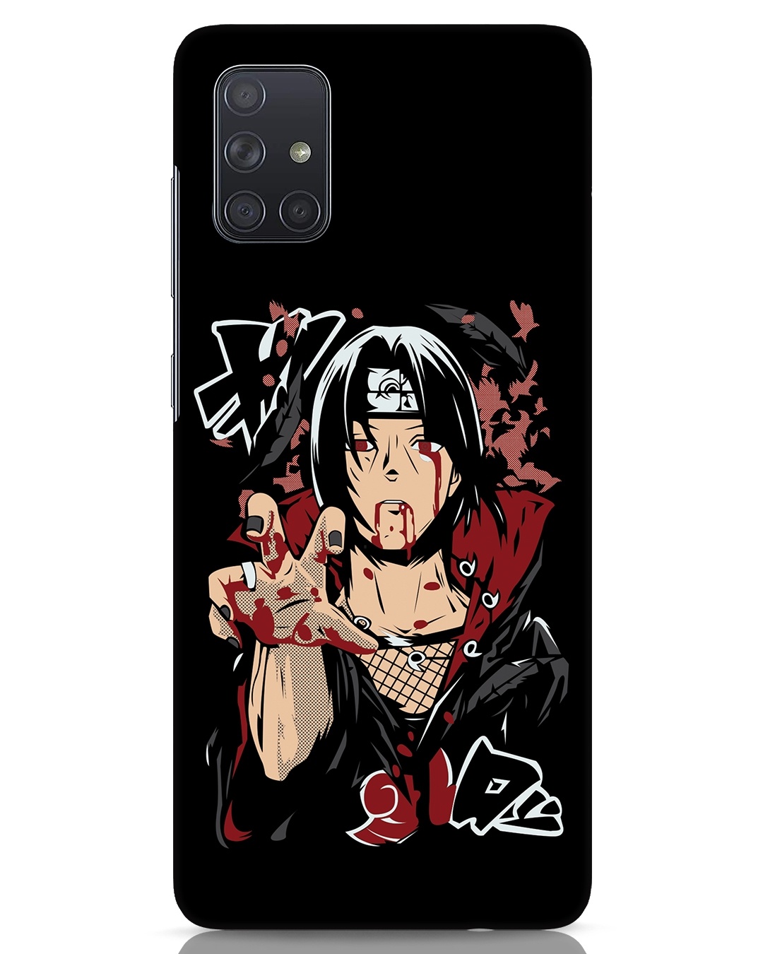 Buy Itachi The Crow Designer Hard Cover for Samsung Galaxy A71 Online ...