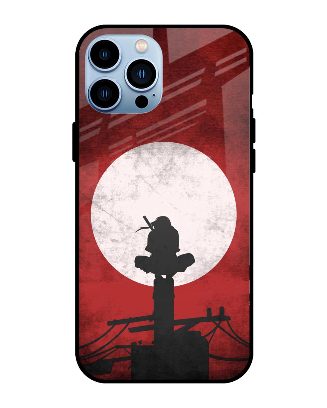 Buy Itachi Uchiha Premium Glass Case for Apple iPhone 13 Pro Max (Shock ...
