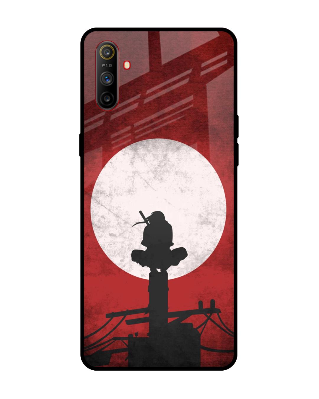 Buy Itachi Uchiha Premium Glass Case for Realme C3 (Shock Proof ...