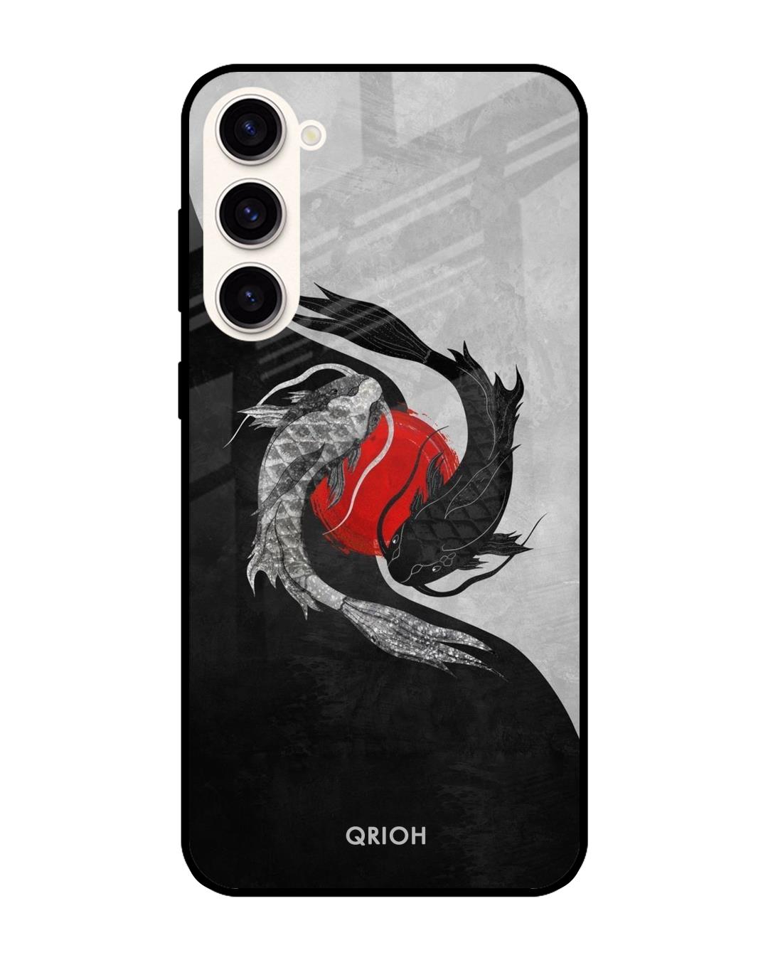 Buy Japanese Art Premium Glass Case for Samsung Galaxy S23 Plus 5G ...