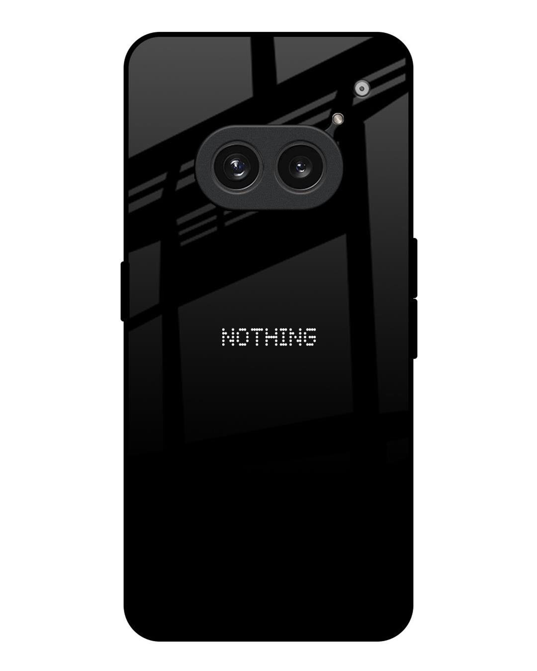 Buy Jet Black Premium Glass Case for Nothing Phone (2a) 5G(Shock Proof ...