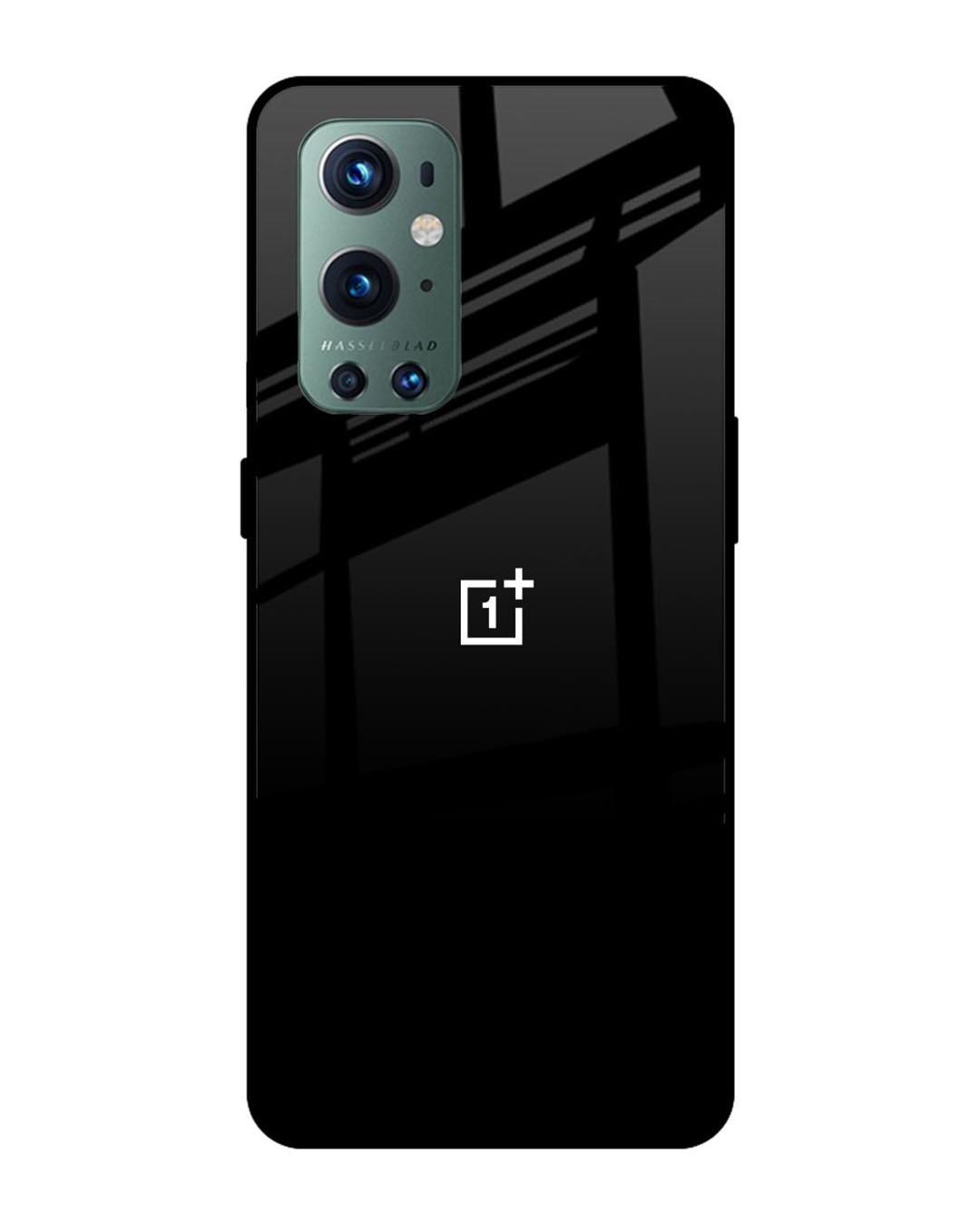 Buy Jet Black Premium Glass Case for OnePlus 9 Pro(Shock Proof, Scratch ...