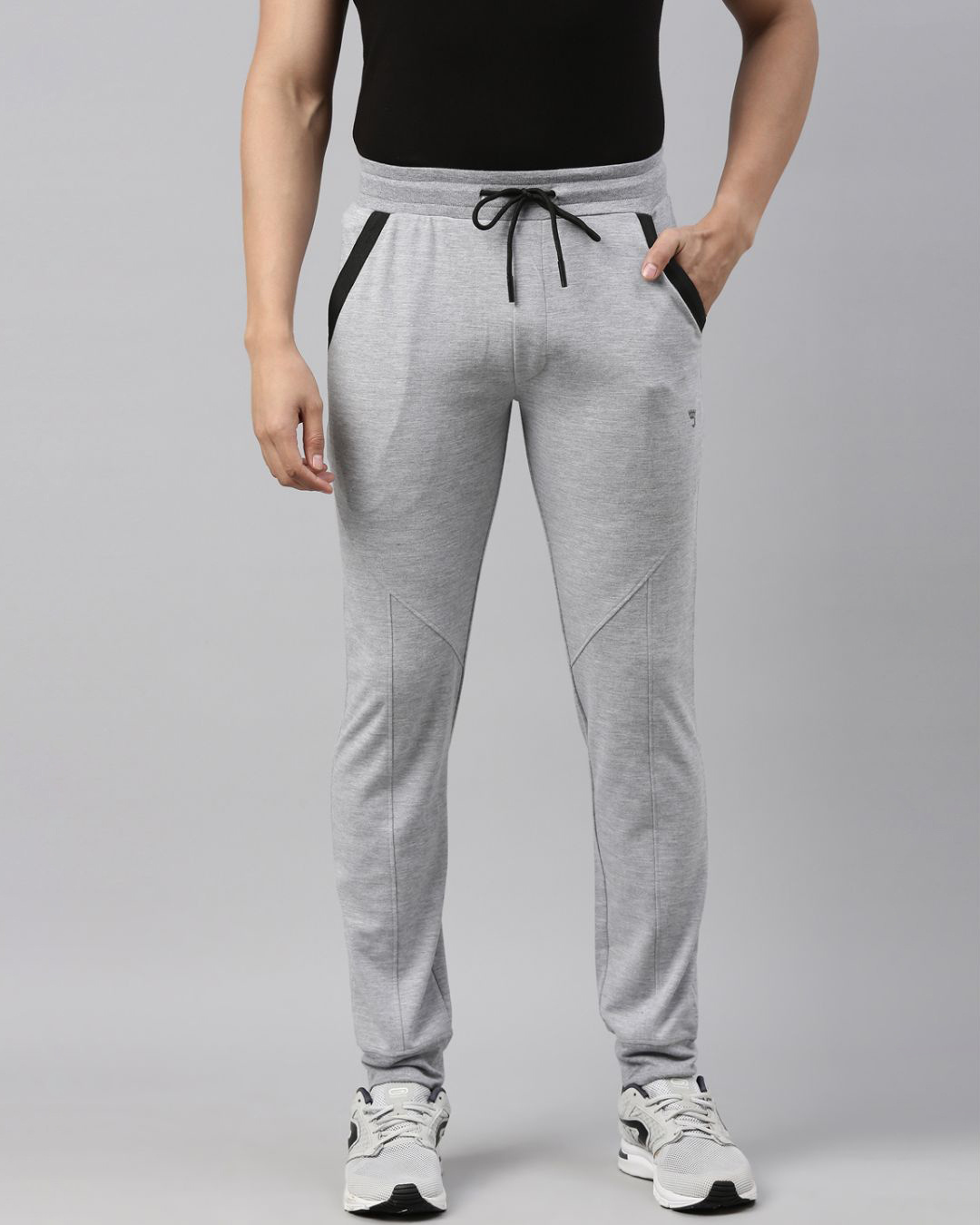 Buy Joven Men Grey Solid Regular Fit Track Pants Online at Bewakoof