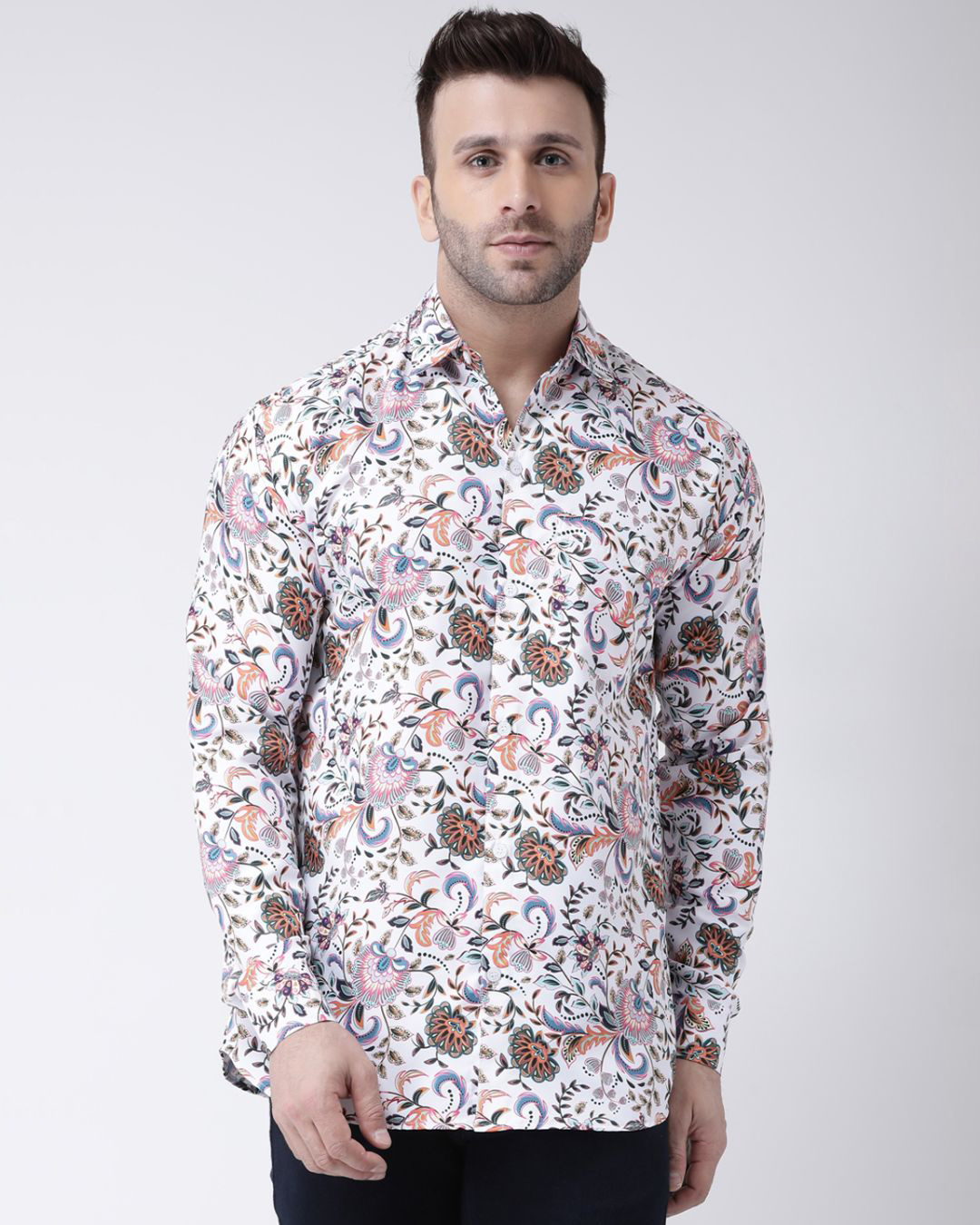 Buy Riag Full Sleevess Cotton Casual Printed Shirt Online at Bewakoof
