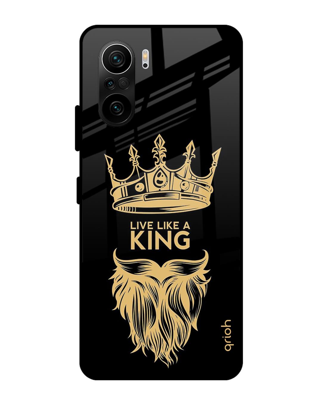 Buy King Life Printed Premium Glass Cover For Mi 11X (Impact Resistant ...