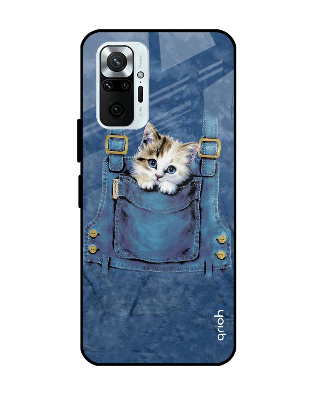 Buy Kitty In Pocket Printed Premium Glass Cover For Xiaomi Redmi Note ...