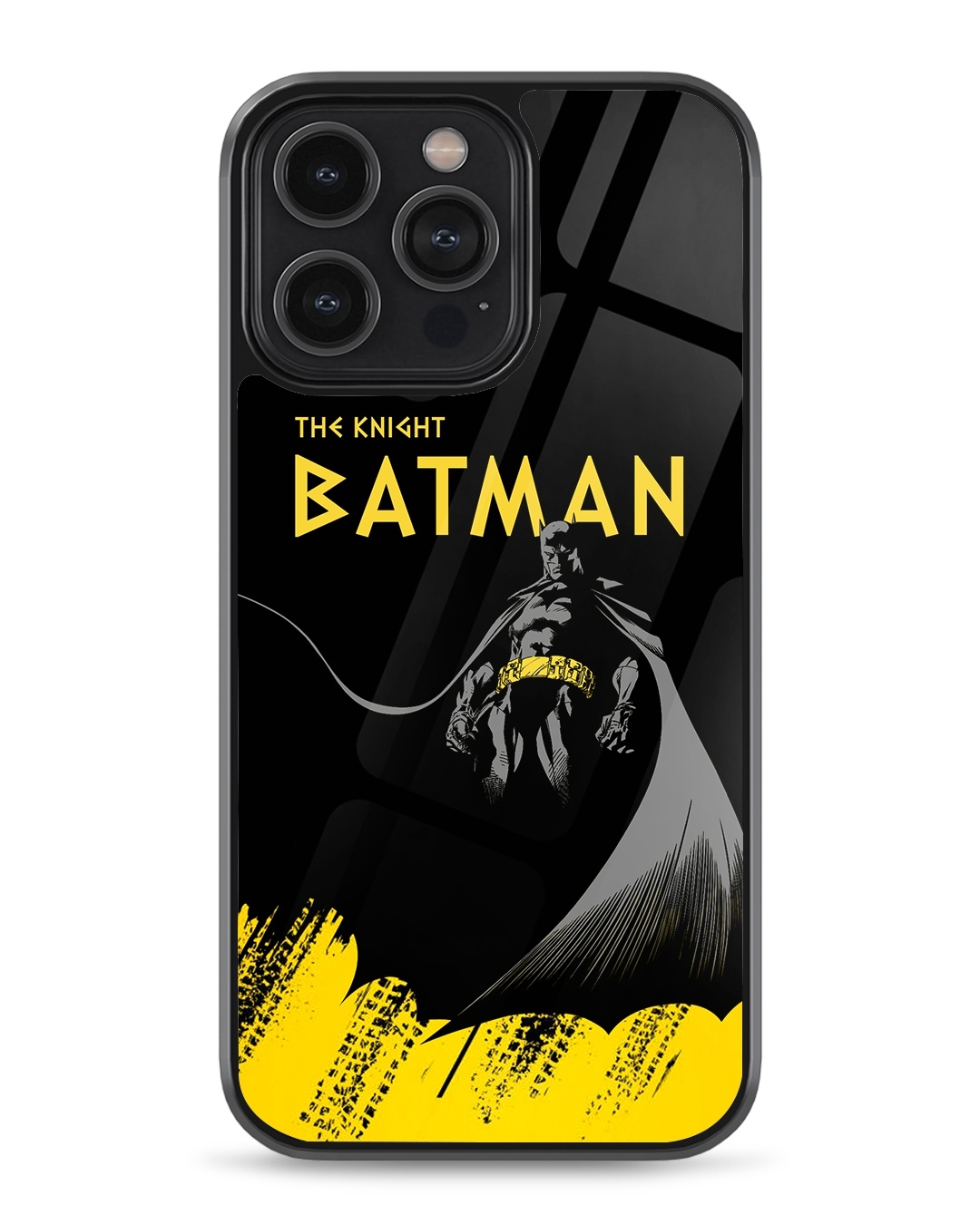 Buy Knight Batman Premium Glass Cover for Apple iPhone 14 Pro Max ...