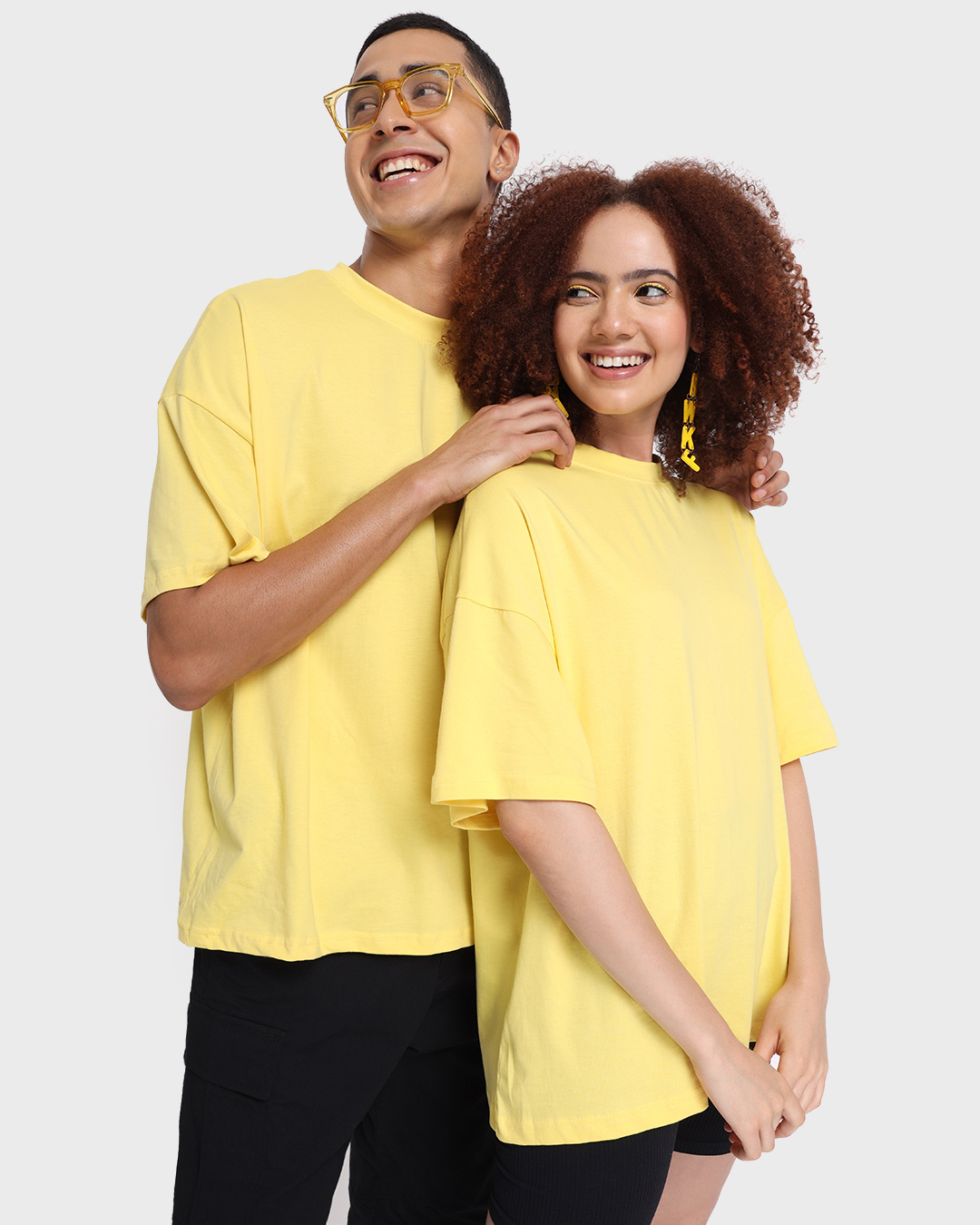Buy Unisex Yellow T-shirt Online at Bewakoof