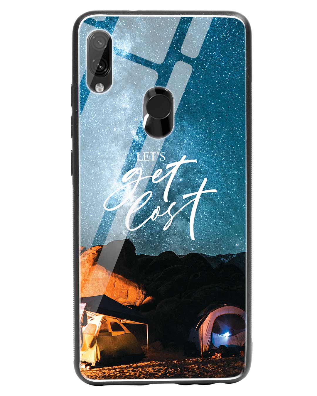 Buy Lets Get Lost Space Xiaomi Redmi Note 7 Glass Mobile Cover Online ...