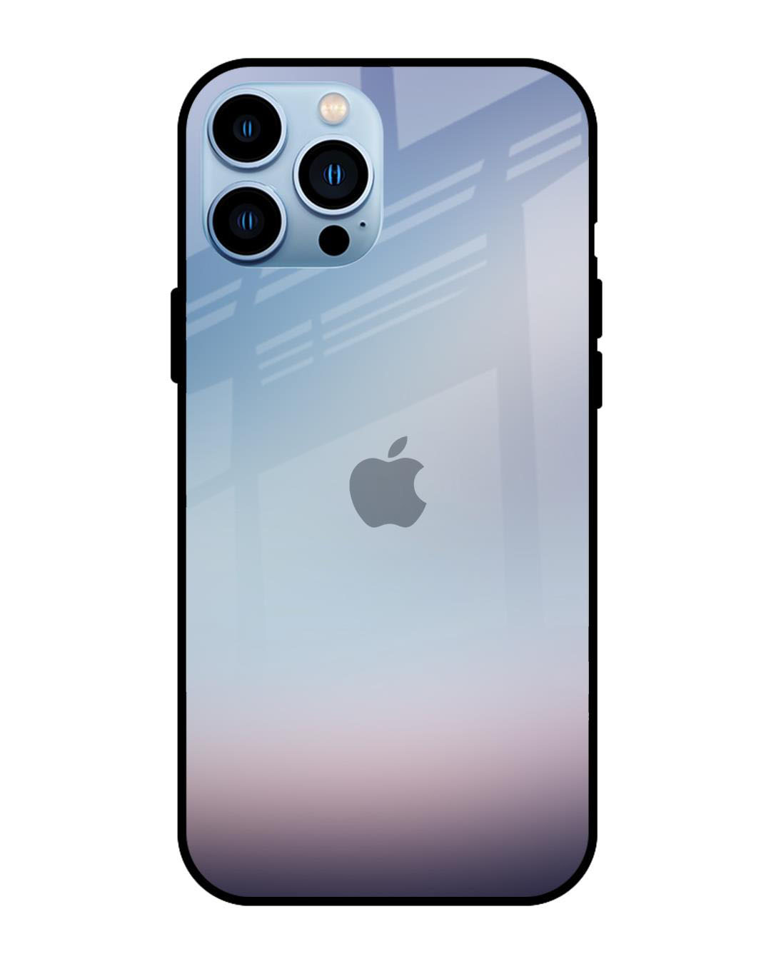 Buy Light Sky Texture Premium Glass Case for Apple iPhone 13 Pro Max ...