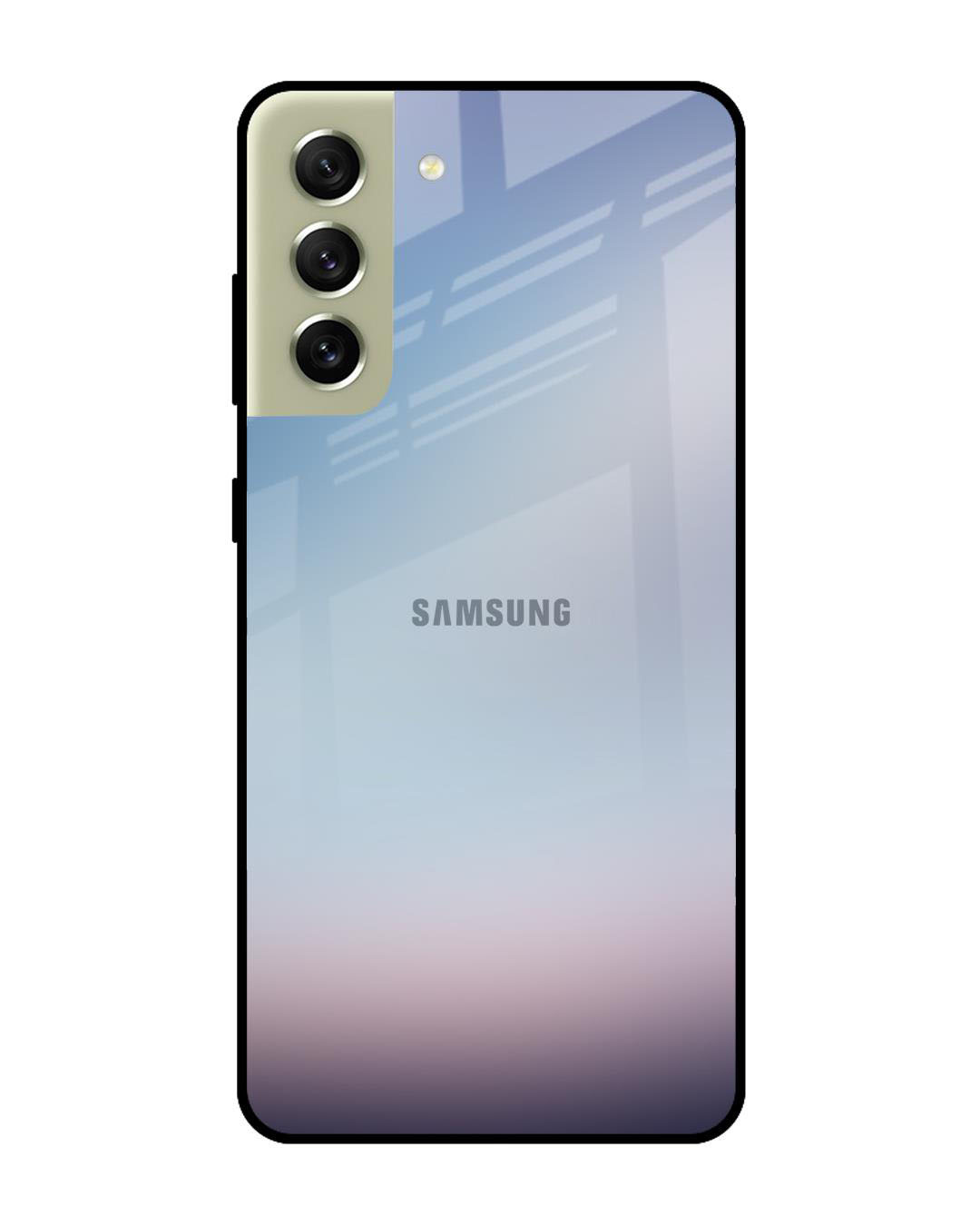 Buy Light Sky Texture Premium Glass Case for Samsung Galaxy S21 FE 5G ...