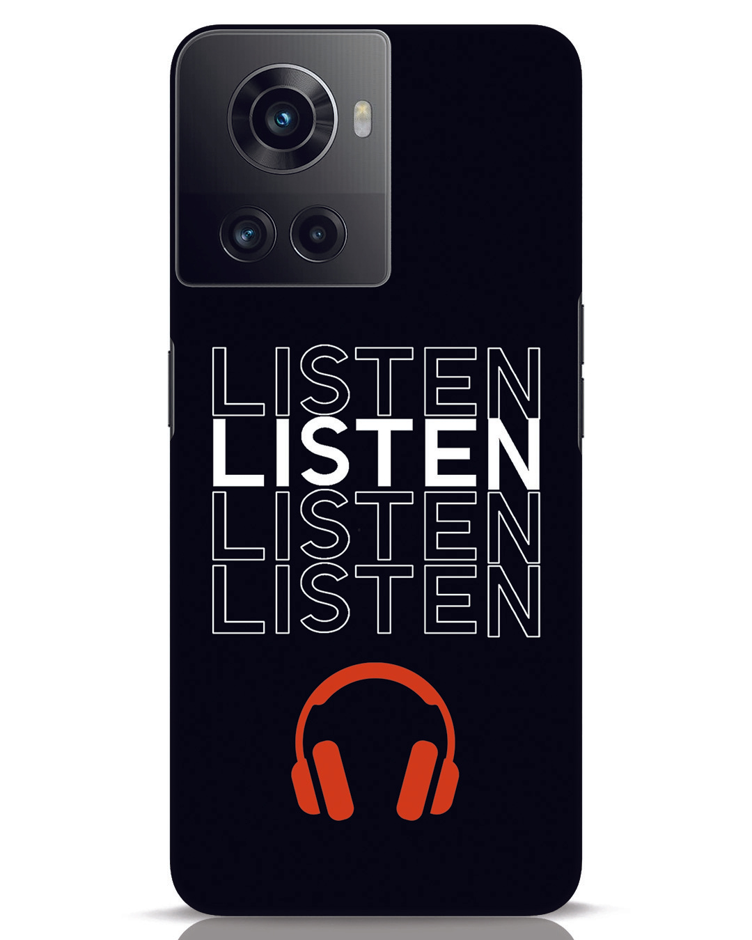 Buy Listen Music Designer Hard Cover for OnePlus 10 R Online in India ...