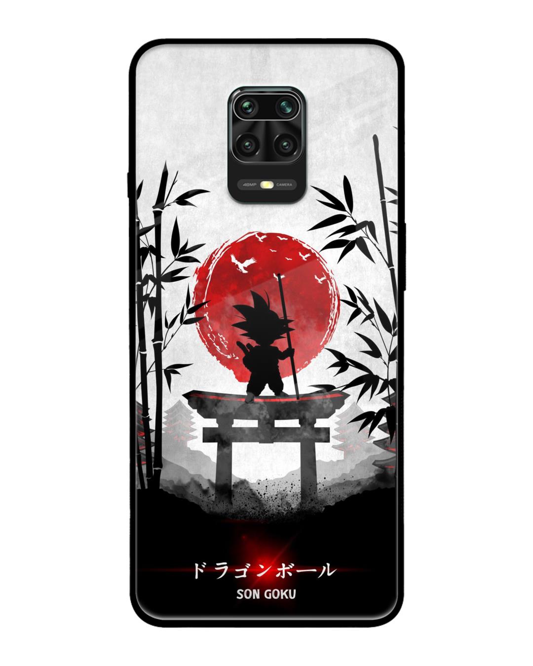Buy Little Goku Japanese Premium Glass Case for Poco M2 Pro (Shock ...