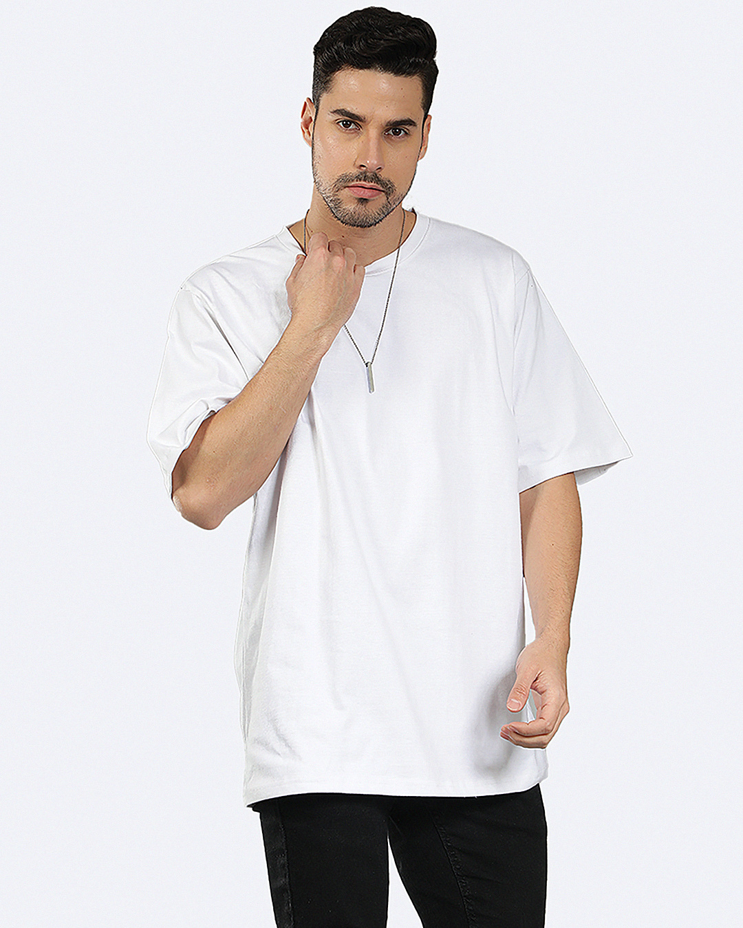 Buy Mad Over Print Men's White Oversized T-shirt Online at Bewakoof