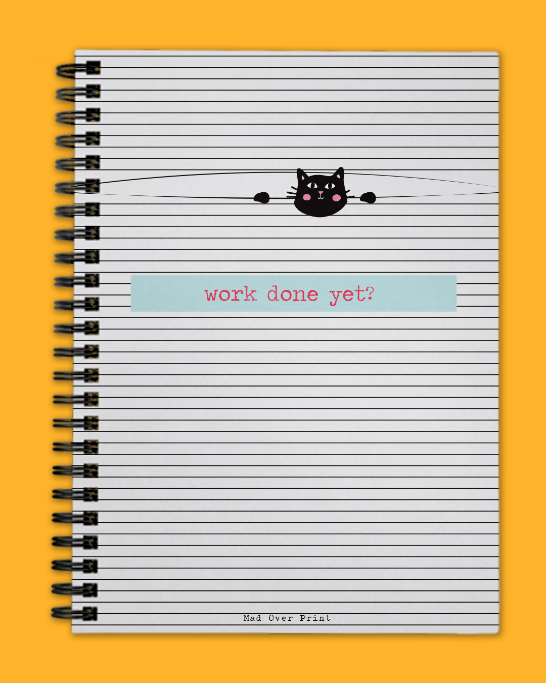 Buy Mad Over Print Work Done Yet Notepad Online in India at Bewakoof
