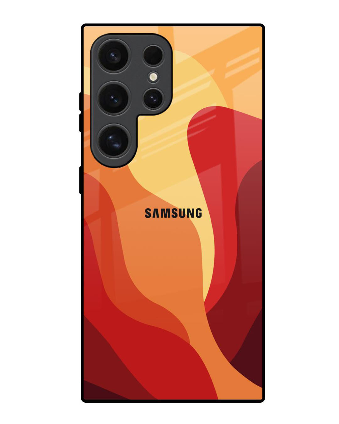 Buy Magma Color Pattern Premium Glass Case for Samsung Galaxy S24 Ultra ...