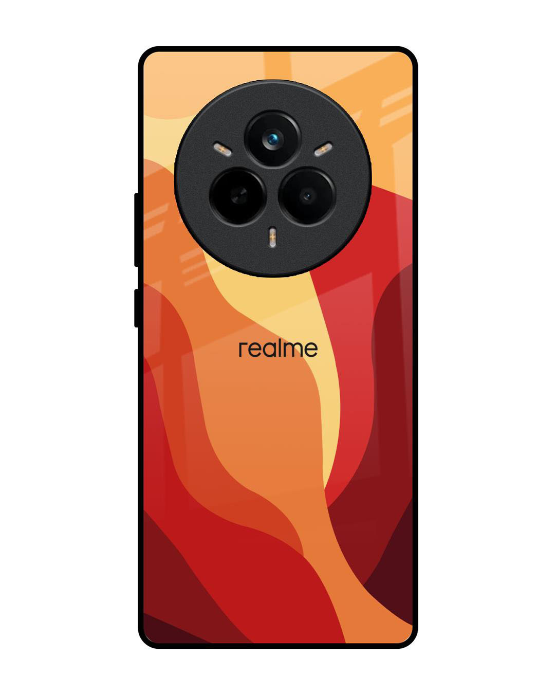 Buy Magma Color Pattern Premium Glass Cover for Realme 14 Pro Plus 5G ...
