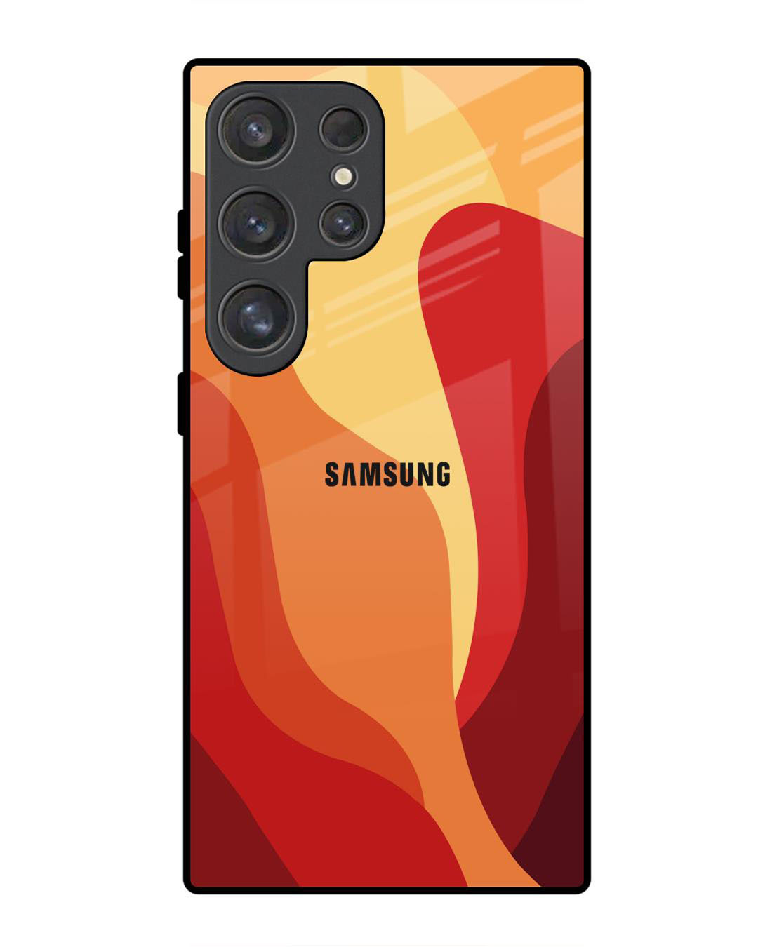 Buy Magma Color Pattern Premium Glass Cover for Samsung Galaxy S25 ...