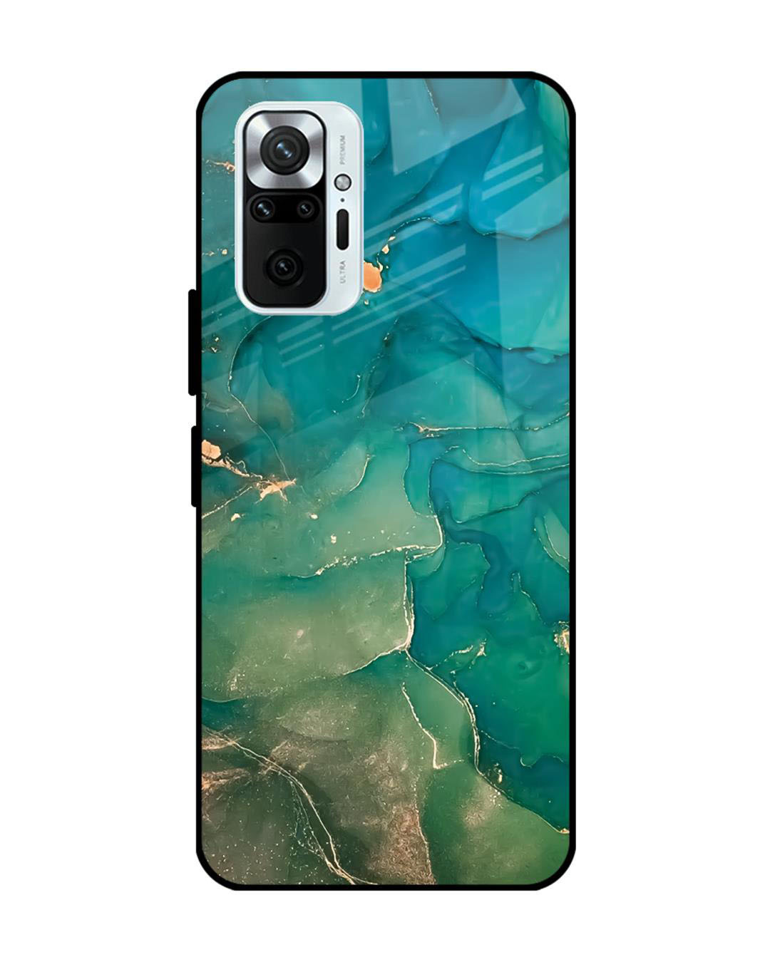 Buy Marble Pattern Premium Glass Cover for Redmi Note 10 Pro Online in ...