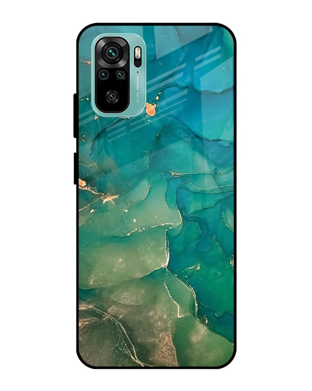 Buy Marble Pattern Premium Glass Cover for Redmi Note 10S Online in ...