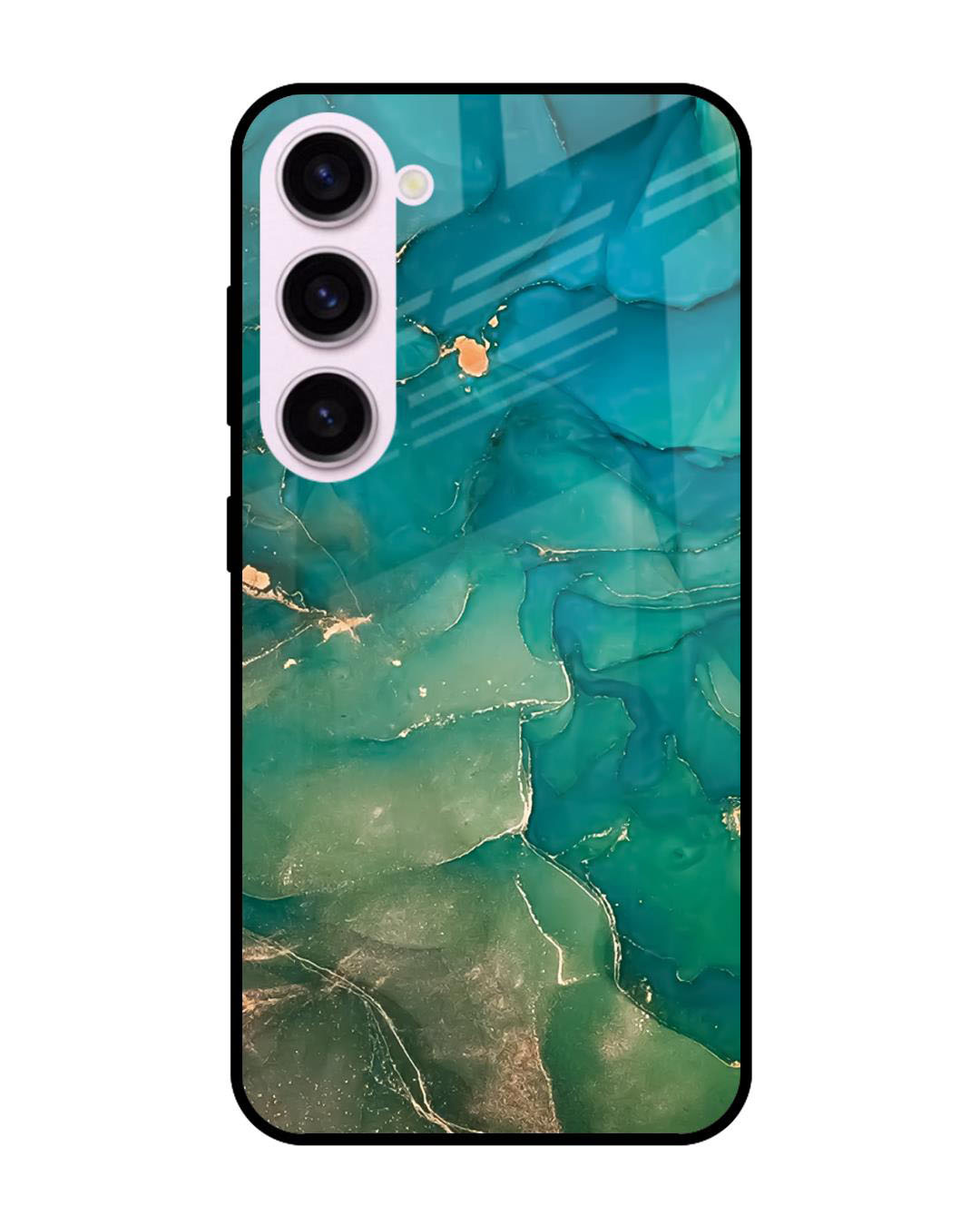 Buy Marble Pattern Premium Glass Cover for Samsung Galaxy S23 5G Online ...