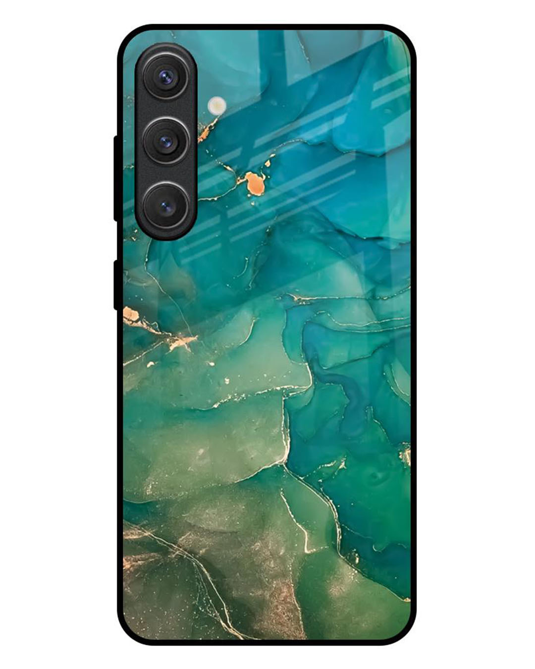 Buy Marble Pattern Premium Glass Cover for Samsung Galaxy S25 Plus 5G ...