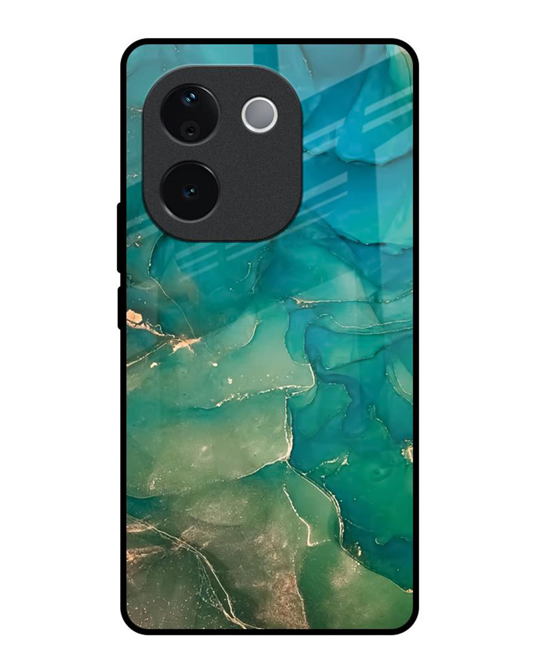 Buy Marble Pattern Premium Glass Cover for Vivo T3 Pro 5G Online in ...