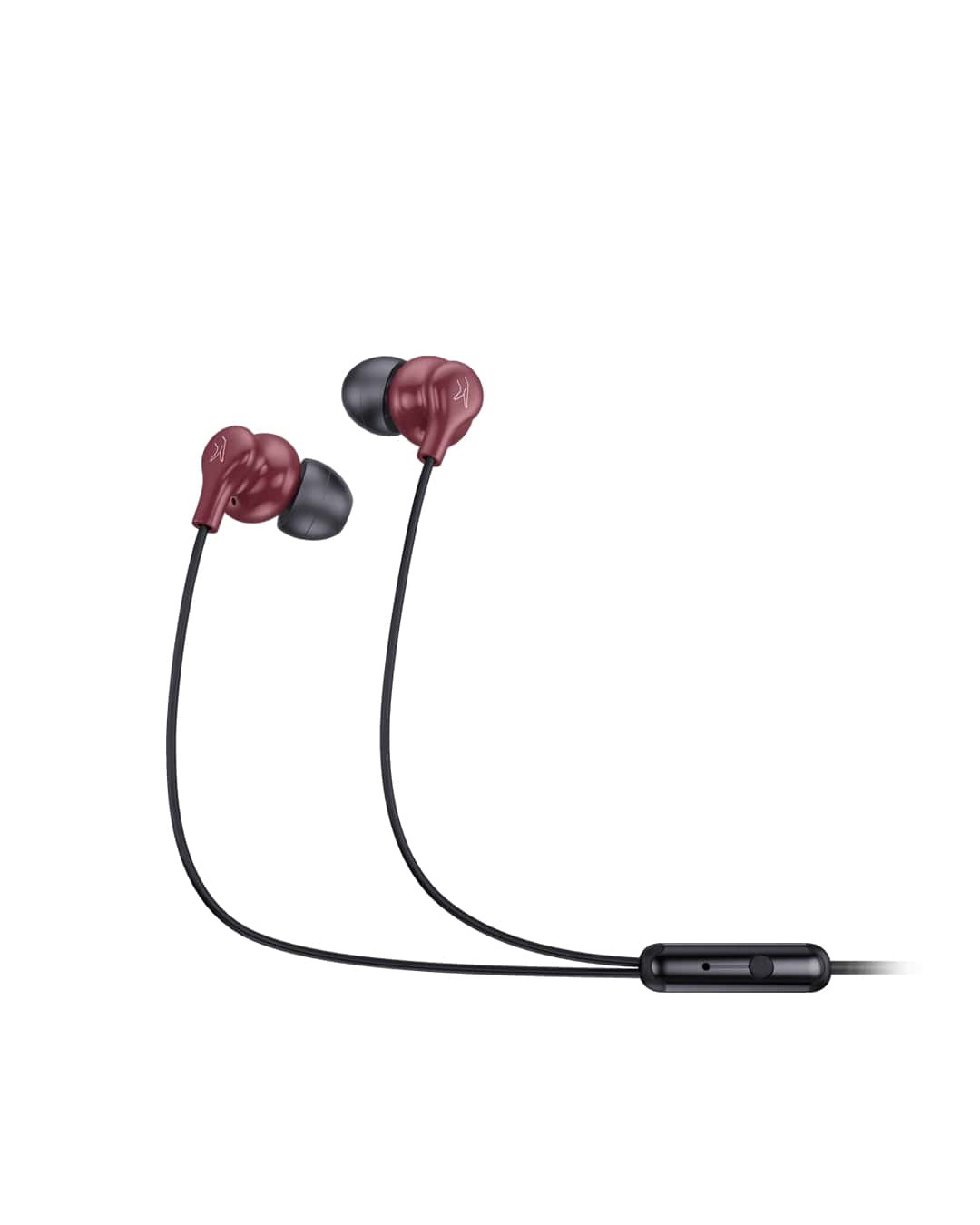 Buy Maroon in the Ear Wired Headphones Online in India at Bewakoof