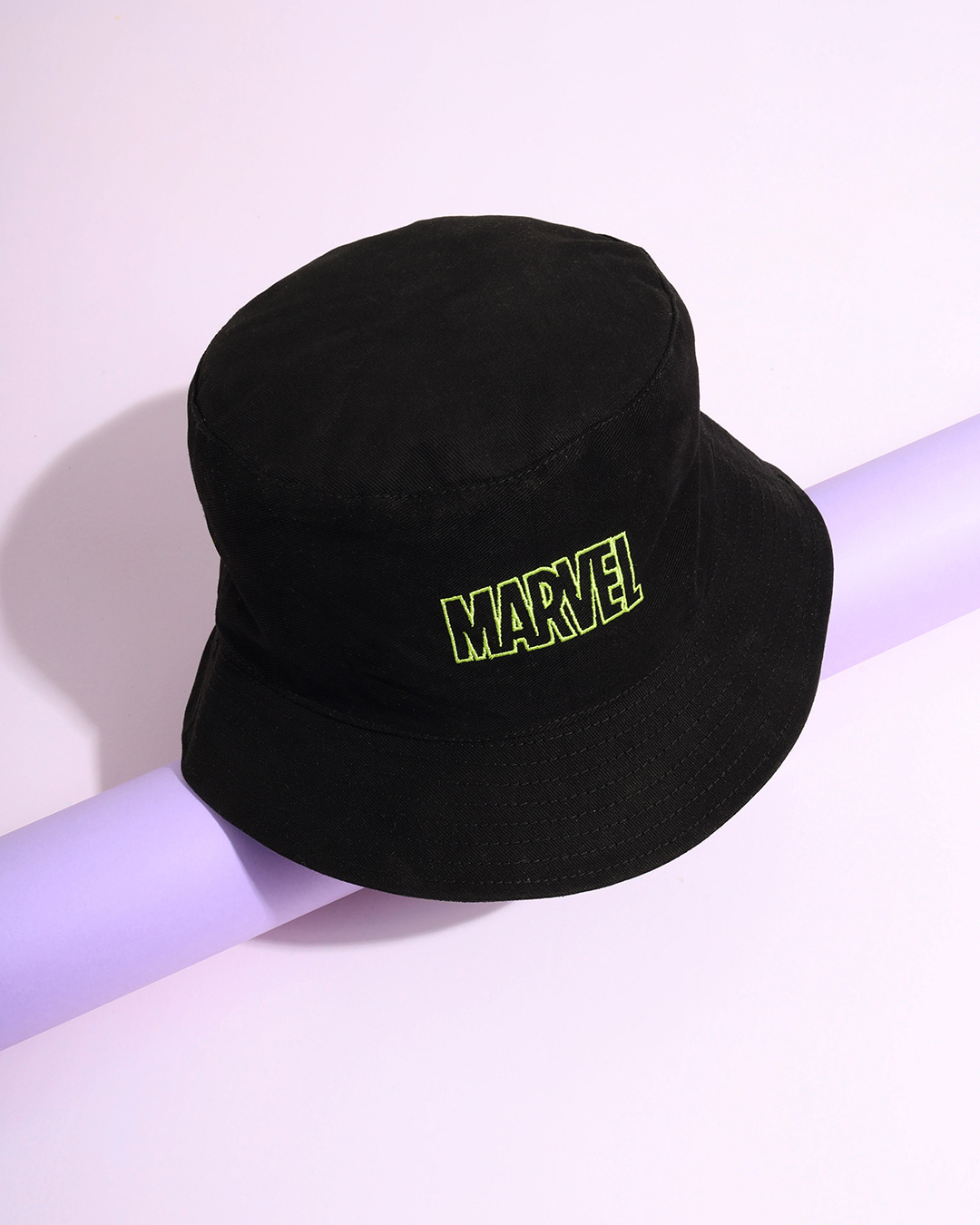 Buy Marvel Black Bucket Hat Online in India at Bewakoof
