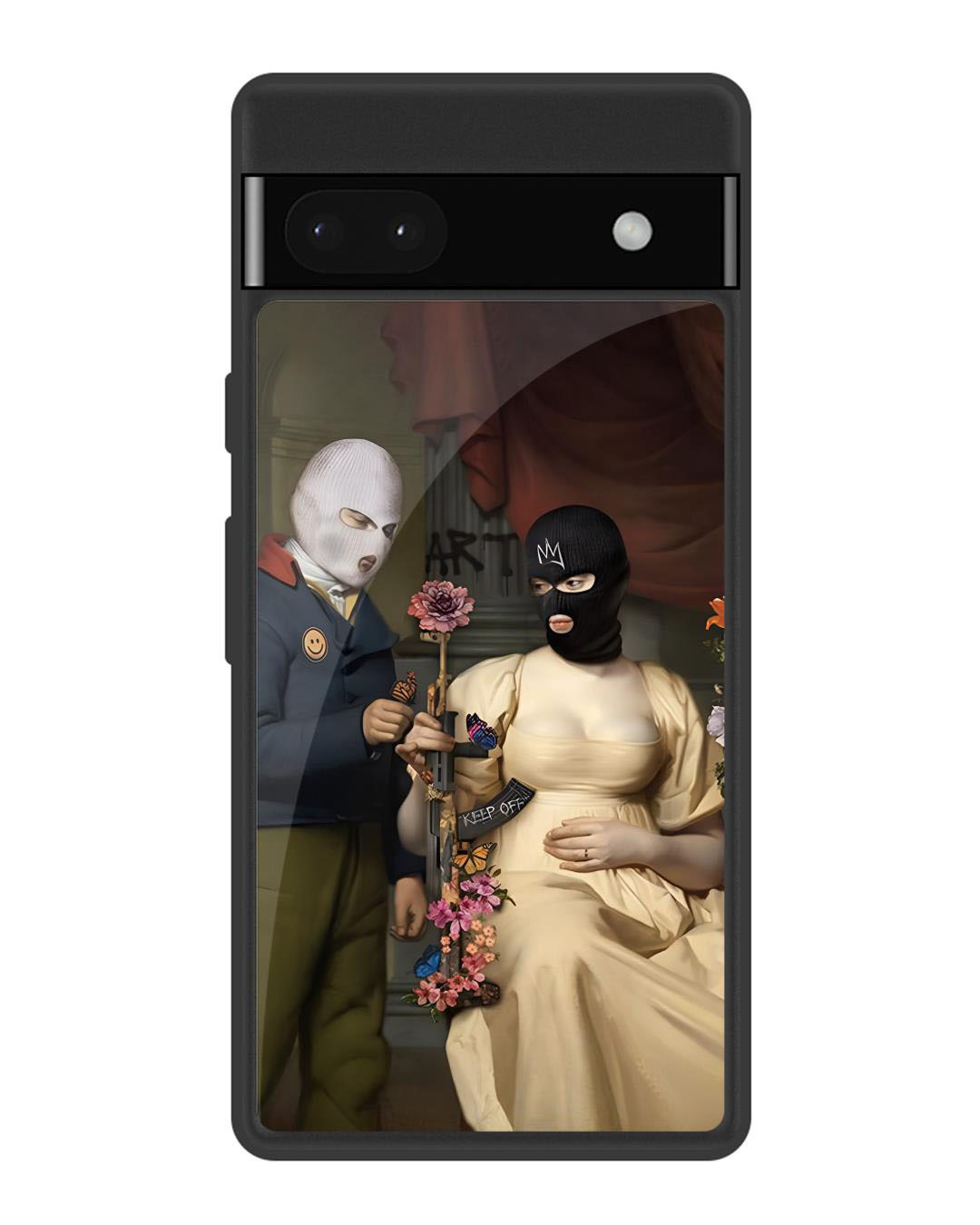 Buy Mask Artist Poster Premium Glass Cover for Google Pixel 6a (Shock ...