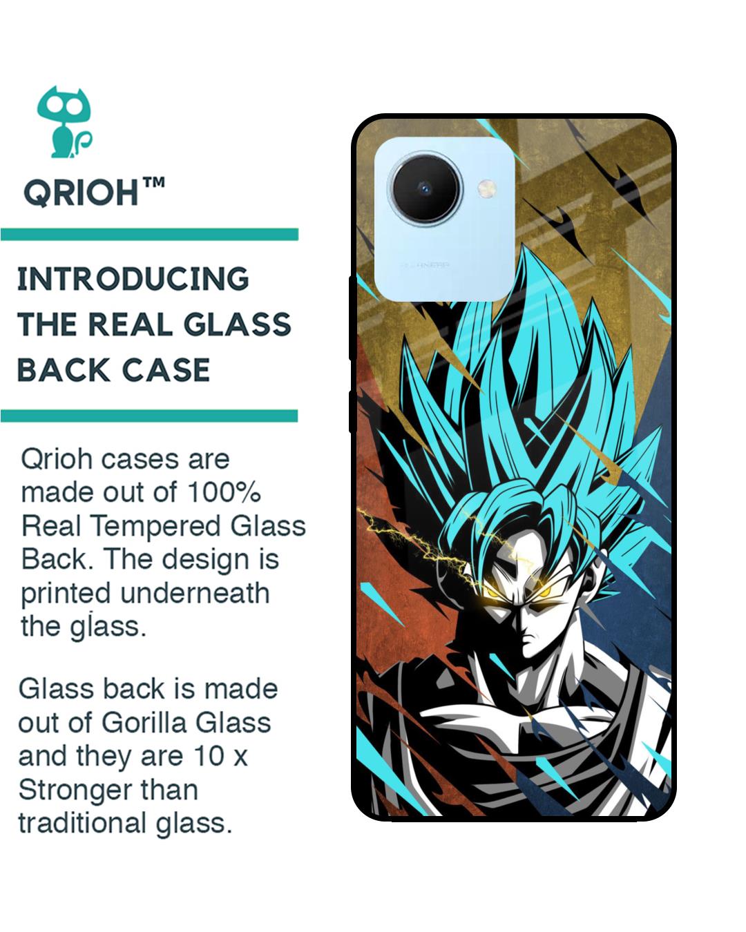 Buy Master Roshi Goku Premium Glass Case for Realme C30(Shock Proof ...