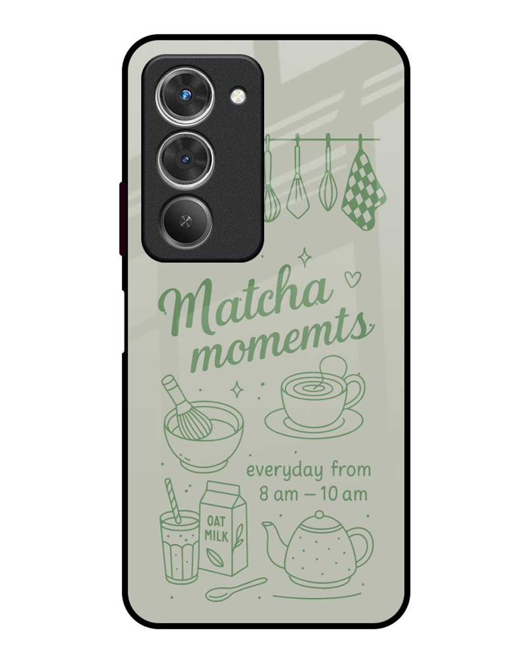 Buy Matcha Moments Premium Glass Cover for Xiaomi 15 5G Online in India at Bewakoof