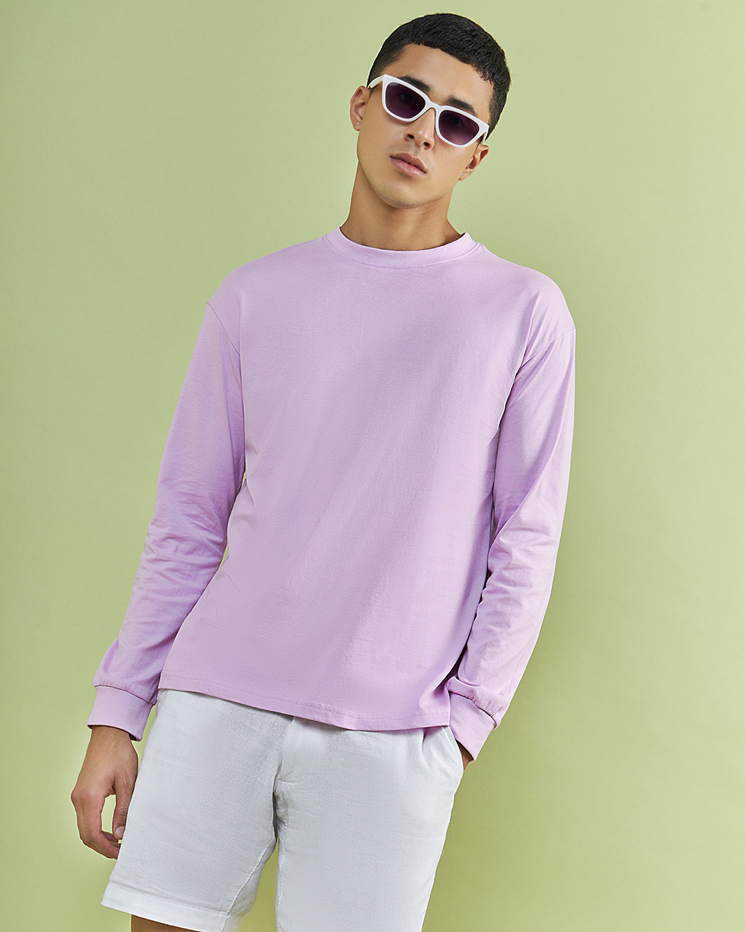 Buy Men's Purple Oversized T-shirt for Men purple Online at Bewakoof