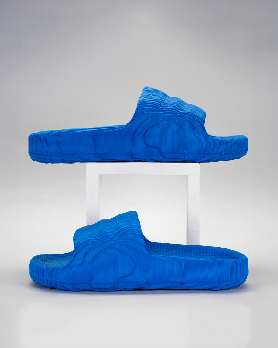 Buy Men's Royal Blue Textured Sliders Online in India at Bewakoof