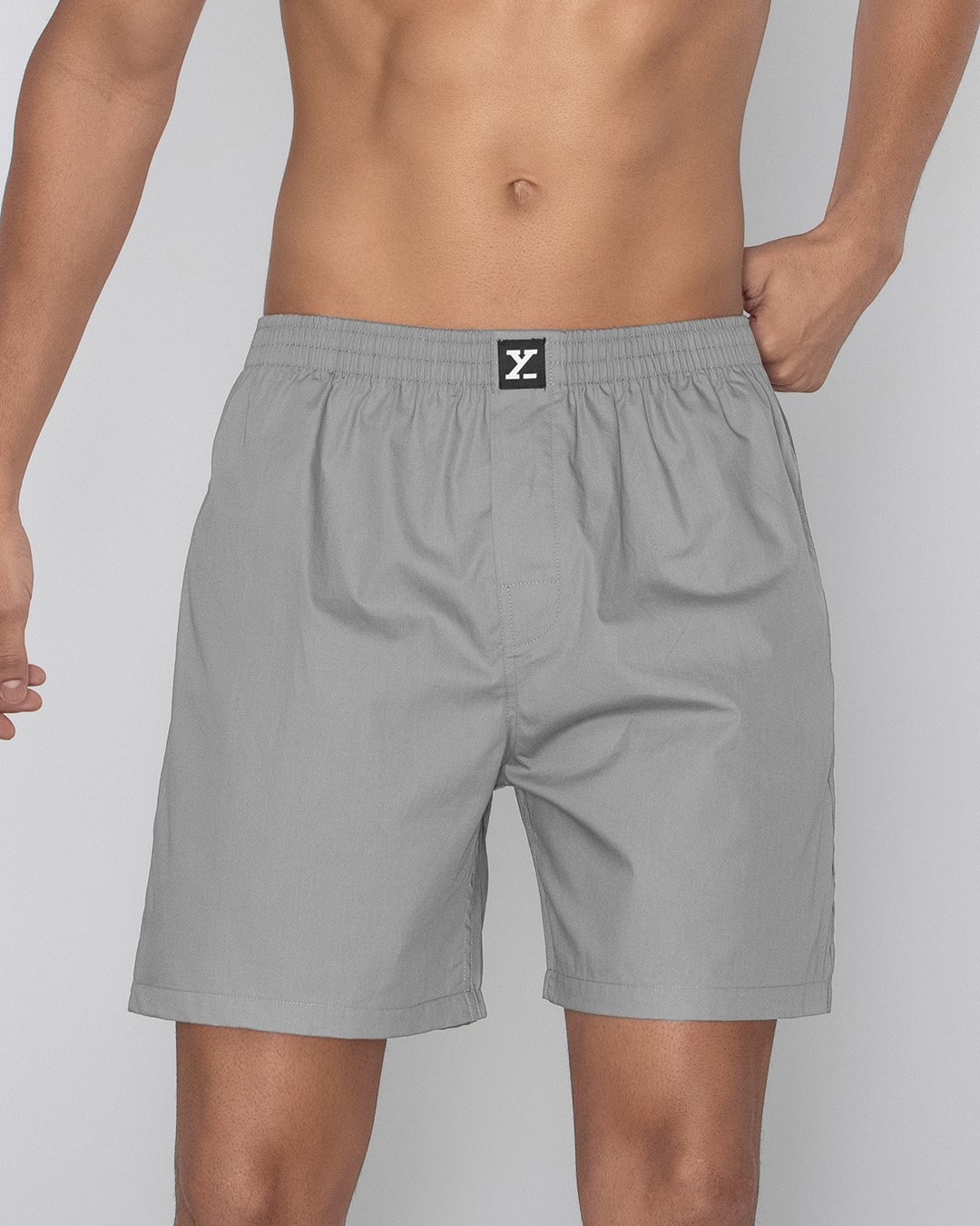 Buy Men's Ash Grey Boxer Online in India at Bewakoof