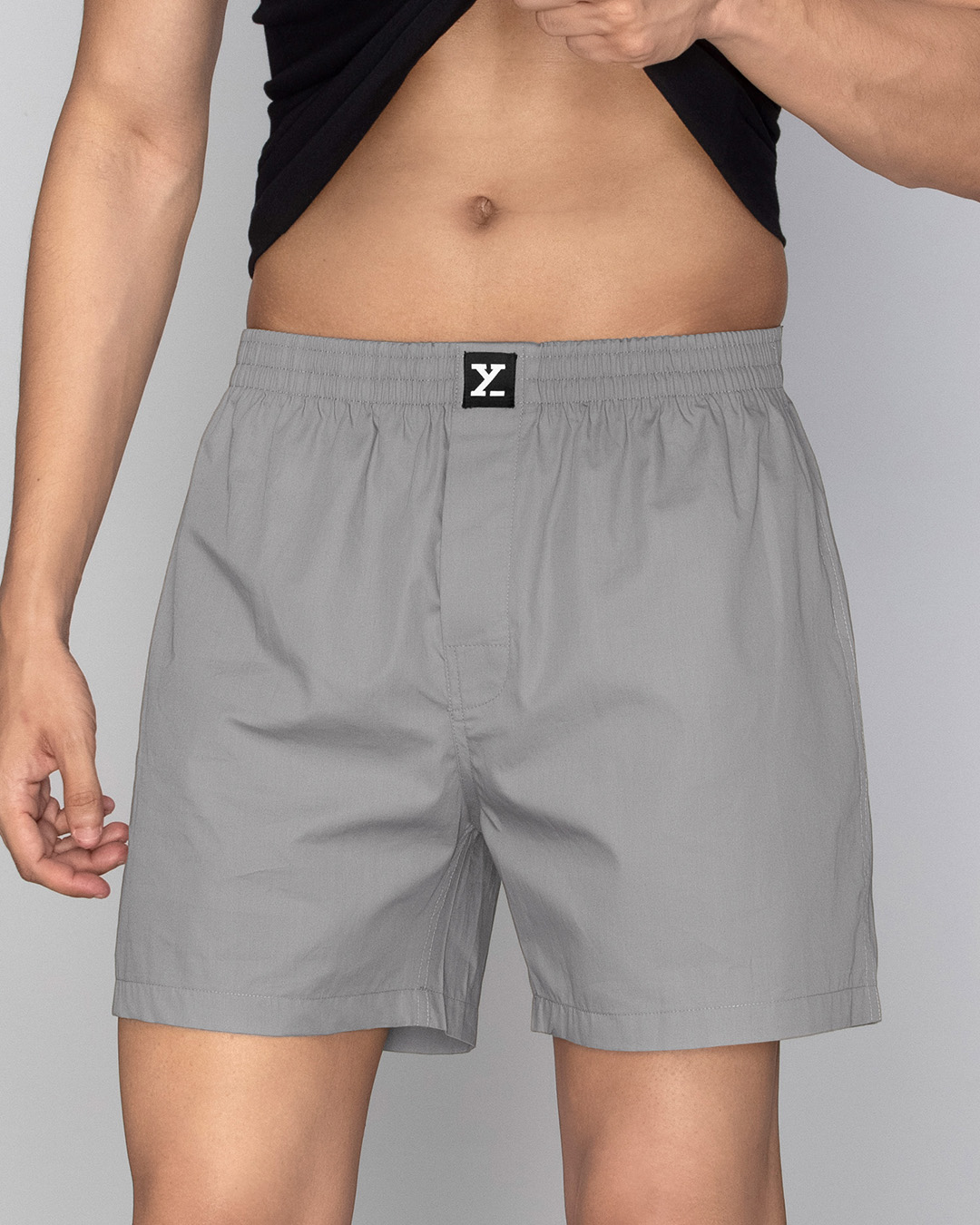 Buy Men's Ash Grey Boxer Online in India at Bewakoof