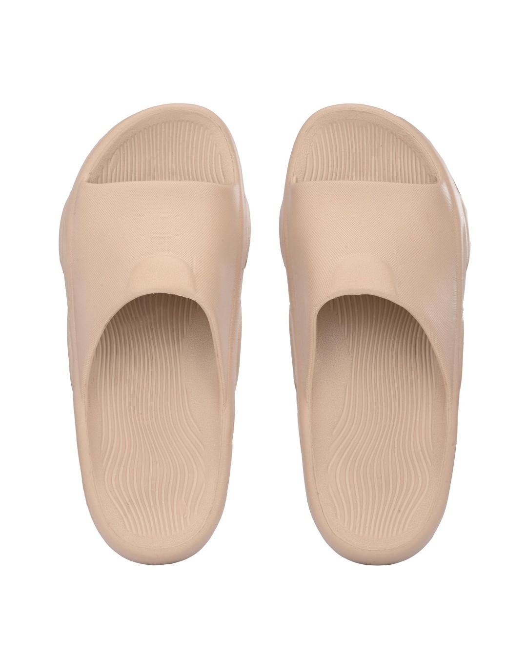 Buy Men's Beige Free Fall Sliders Online in India at Bewakoof