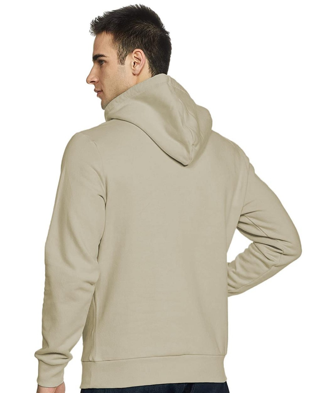 Buy Men's Beige Hoodie Online at Bewakoof