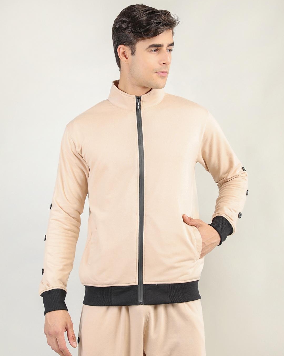 Buy Men's Beige Jacket Online at Bewakoof